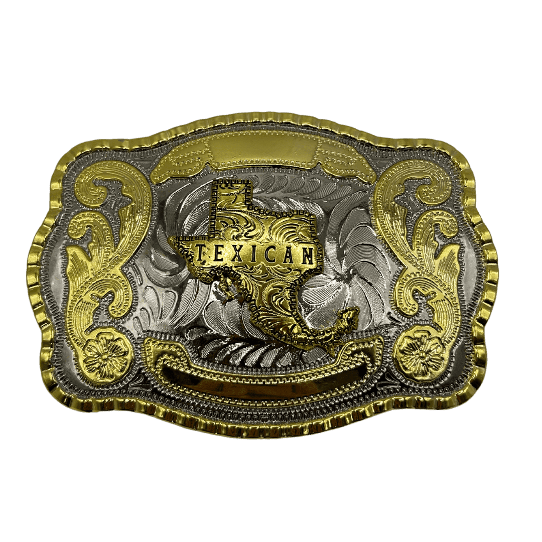 Tex-Mex Western Belt Buckle, Male, Silver, 1-Piece.Hebilla vaquera ...