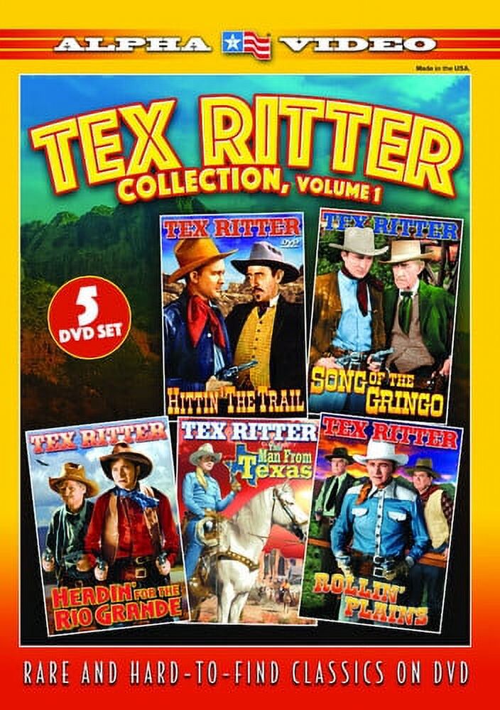 Tex Ritter Collection: Volume 1 (DVD), Alpha Video, Western - Walmart.com