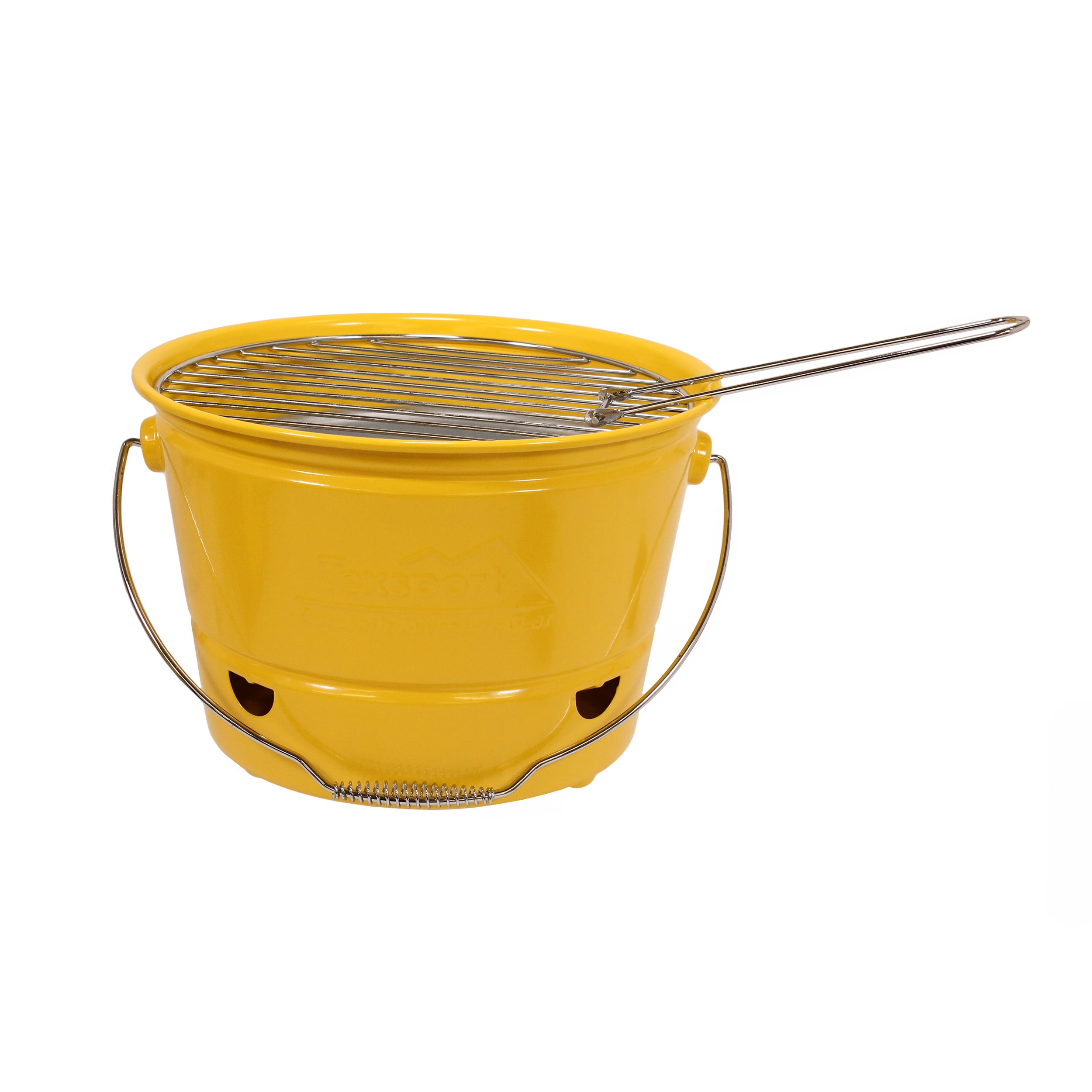 Texsport 15097 EZ BBQ Bucket Yellow Easy to set up - Walmart.com
