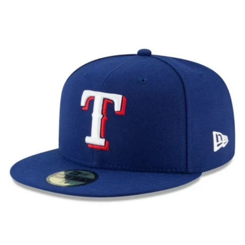 Tex_as Rangers Primary Logo Basic 59FIFTY Fitted Hat Men's blue ...