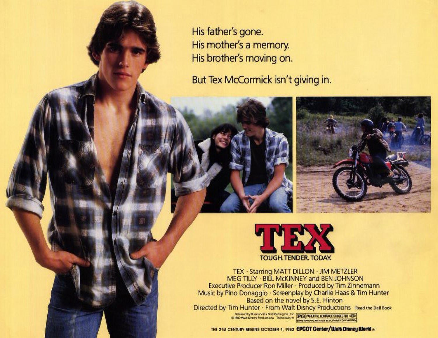 Tex - movie POSTER (Style A) (11" x 14") (1982) - Walmart.com