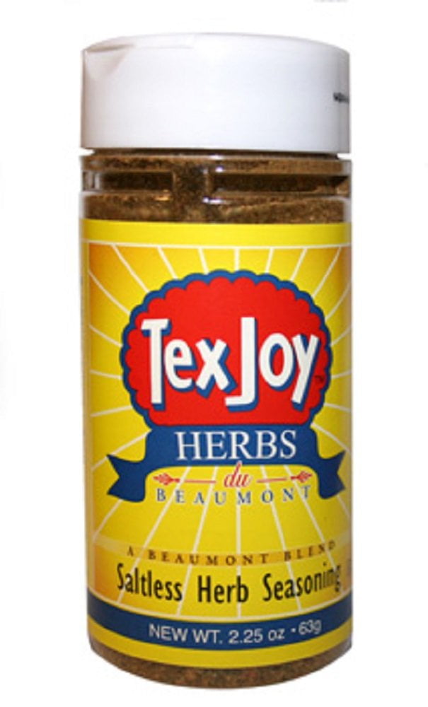 TexJoy Herbs Du Beaumont Saltless Herb Seasoning, 2.25 Ounce Shaker ...