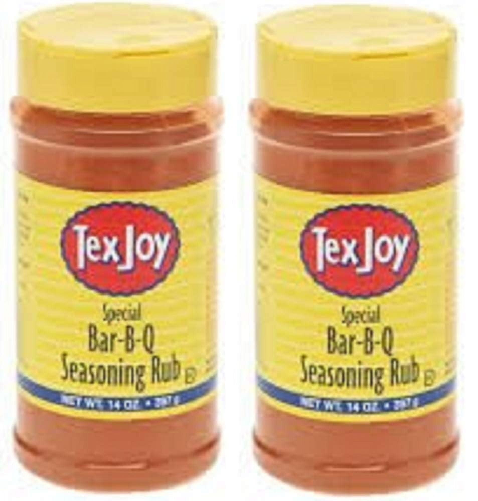 TexJoy Special BBQ Seasoning MZF22 Rub 14oz Containers (Pack of 2 ...