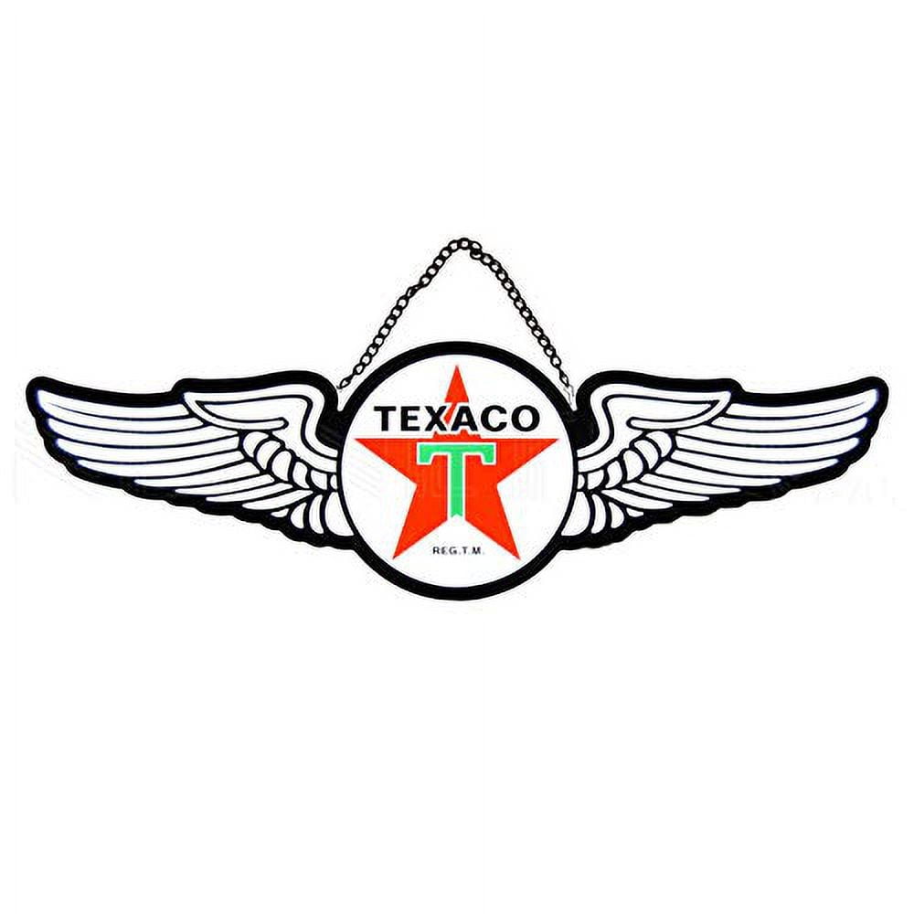 Texaco Wings Ultra Slim Led Wall Light Sign - Red, Green, Black and ...
