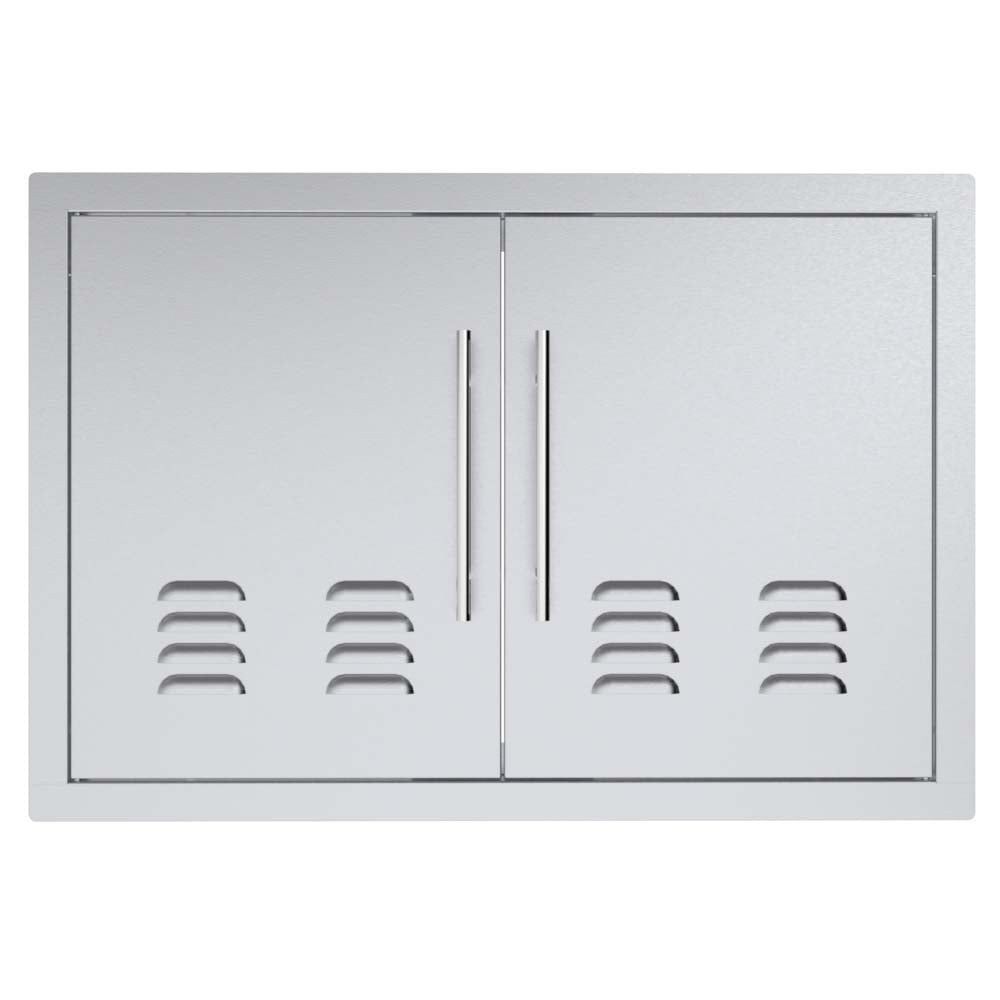 Texan 36 in. Stainless Steel Vented 2-Door Access-Door Unit - Walmart.com