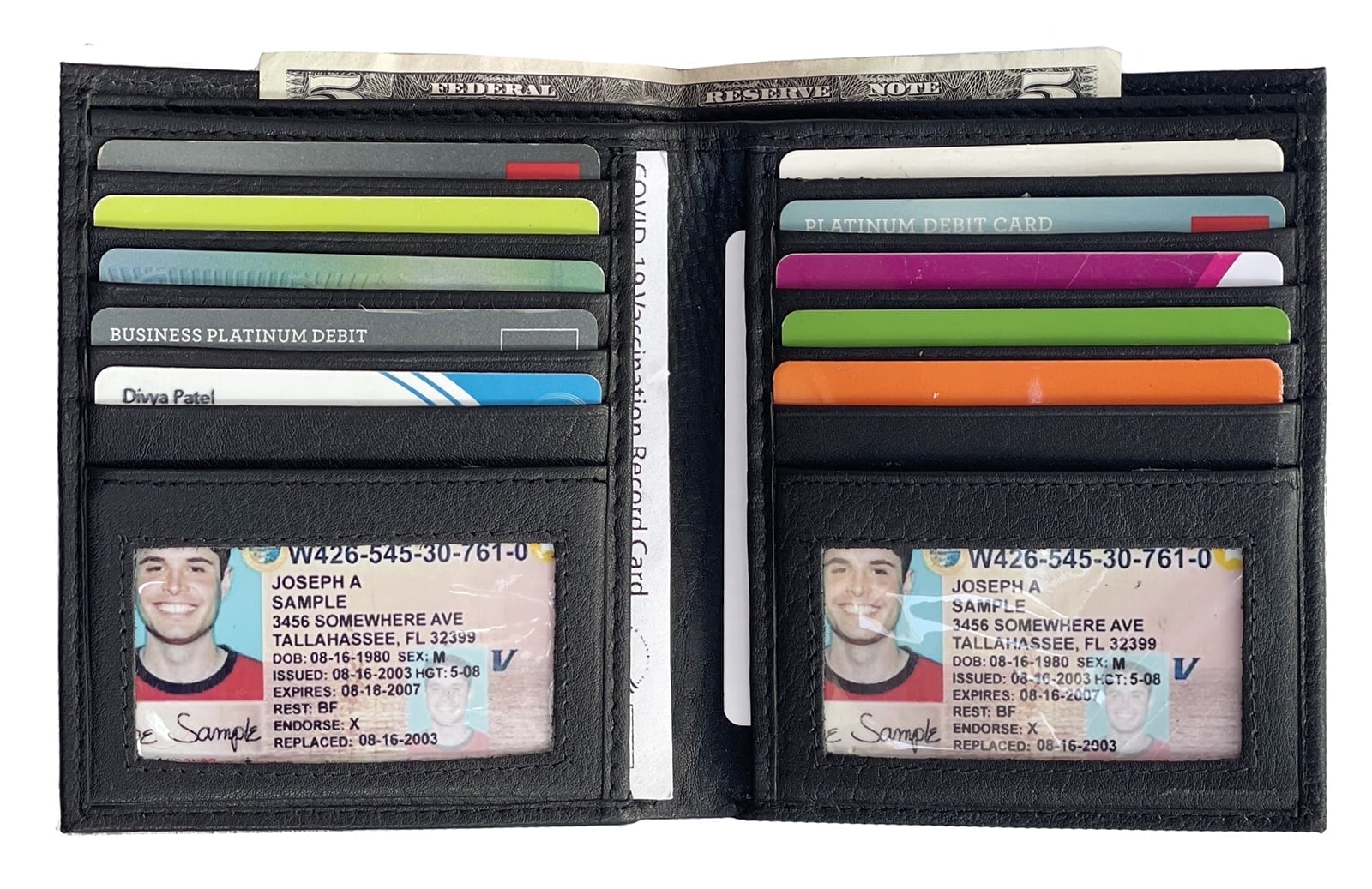 Texan Bull European Hipster Large Credit Card Holder Bifold Mens Wallet ...