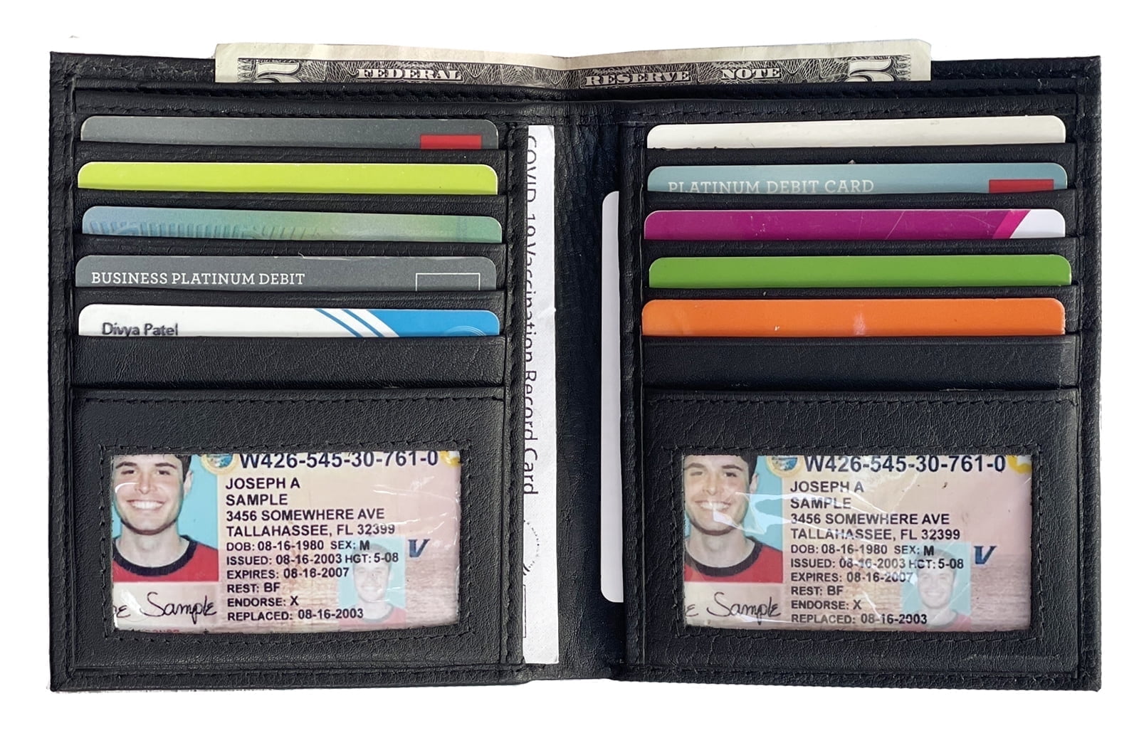 Texan Bull European Hipster Large Credit Card Holder Bifold Mens Wallet ...