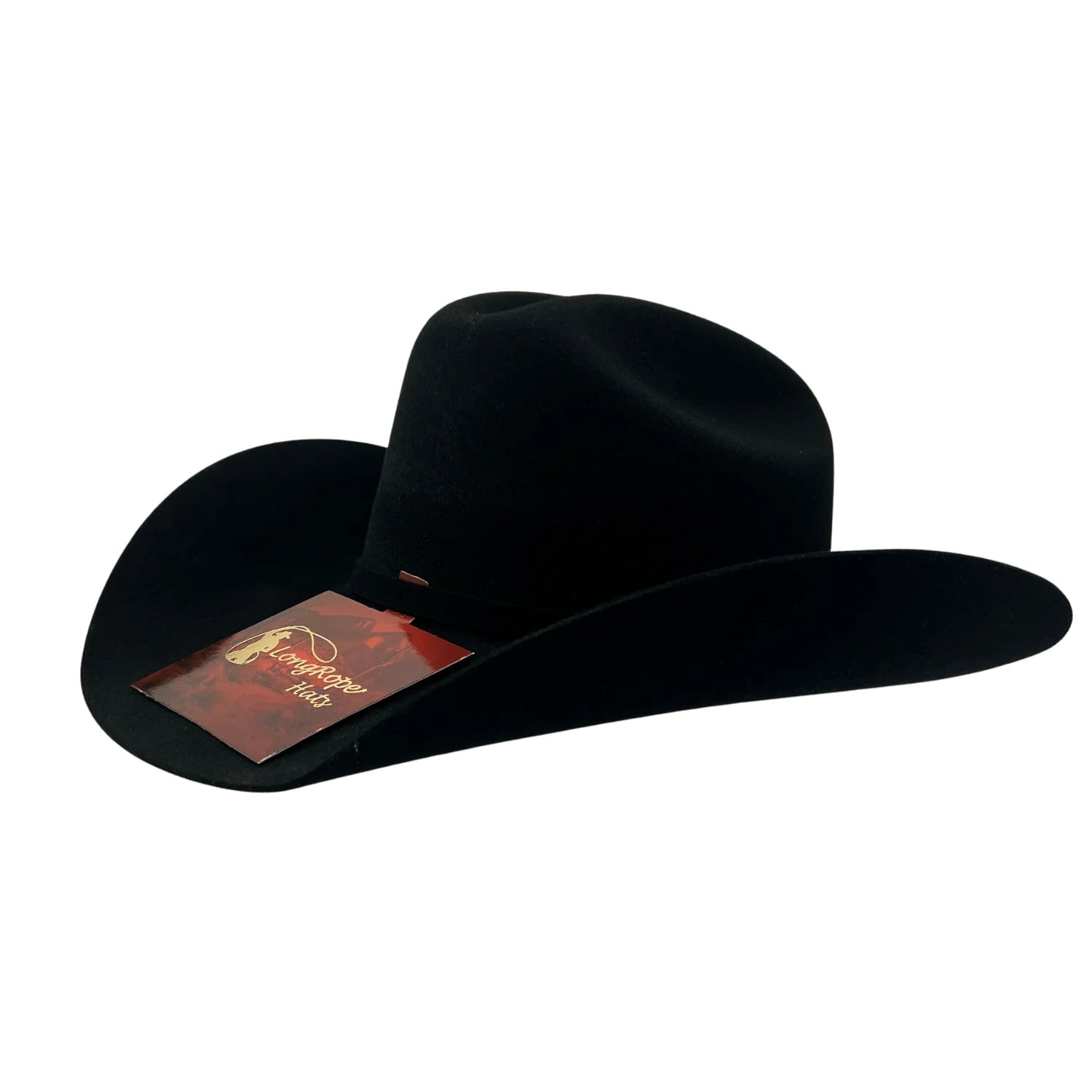 Texana Long Rope 4X Texas Black Felt Cowboy Hat - Walmart.com