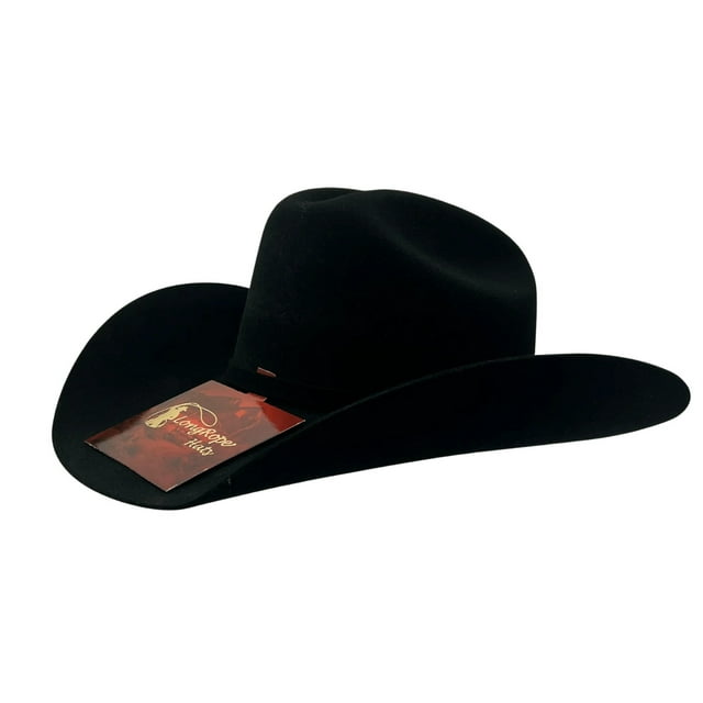 Texana Long Rope 4X Texas Black Felt Cowboy Hat - Walmart.com