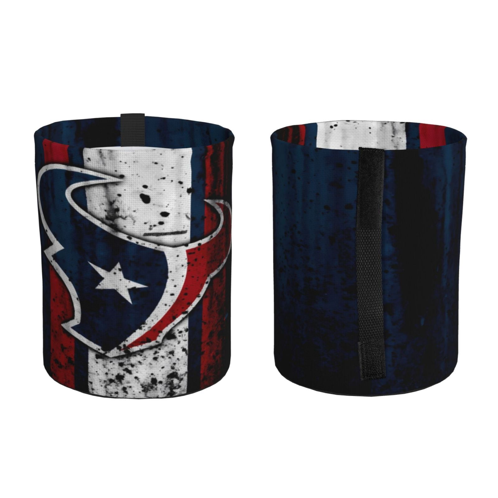 Texans Car trash can with webbing, easy to install with Velcro, can ...