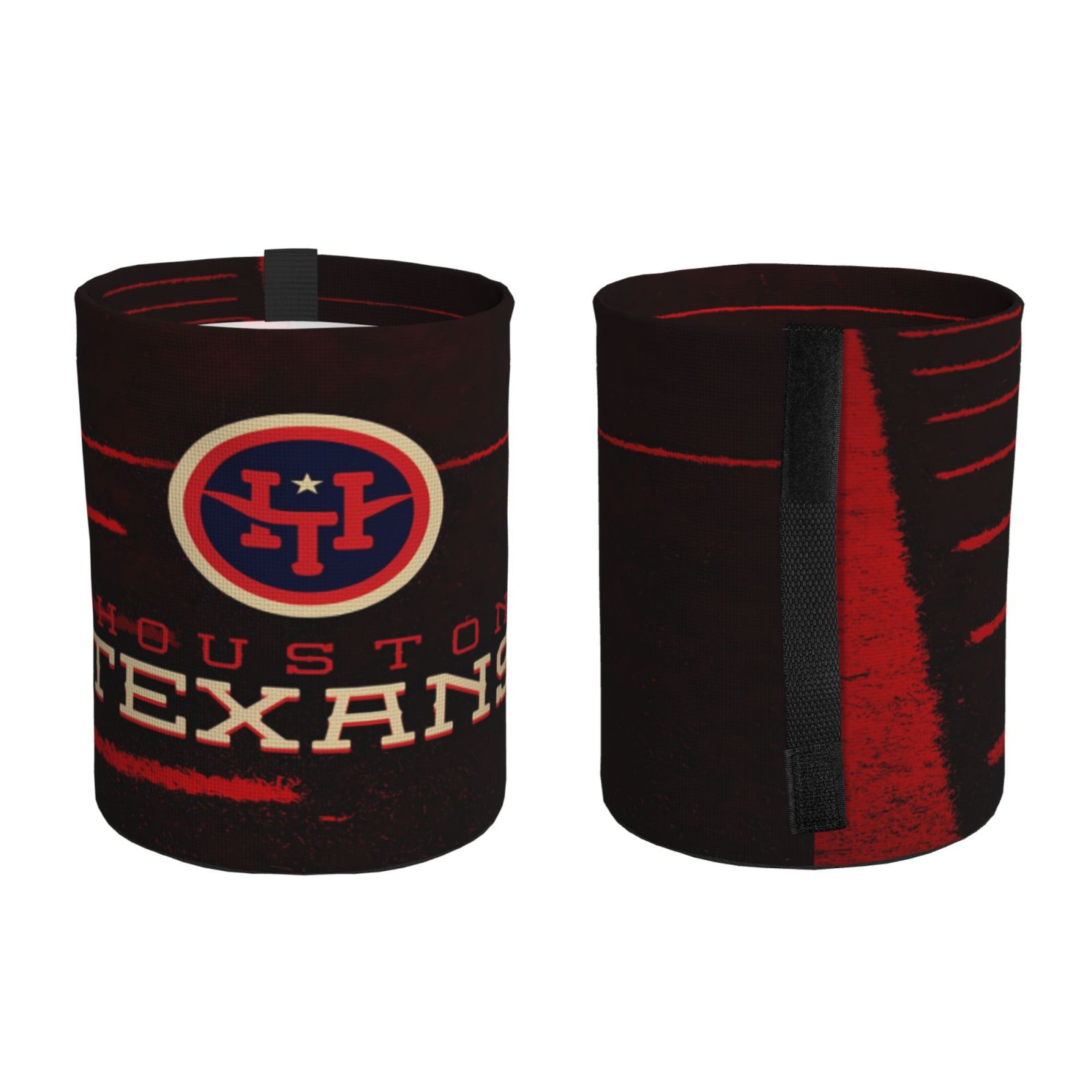 Texans Car trash can with webbing, easy to install with Velcro, can ...