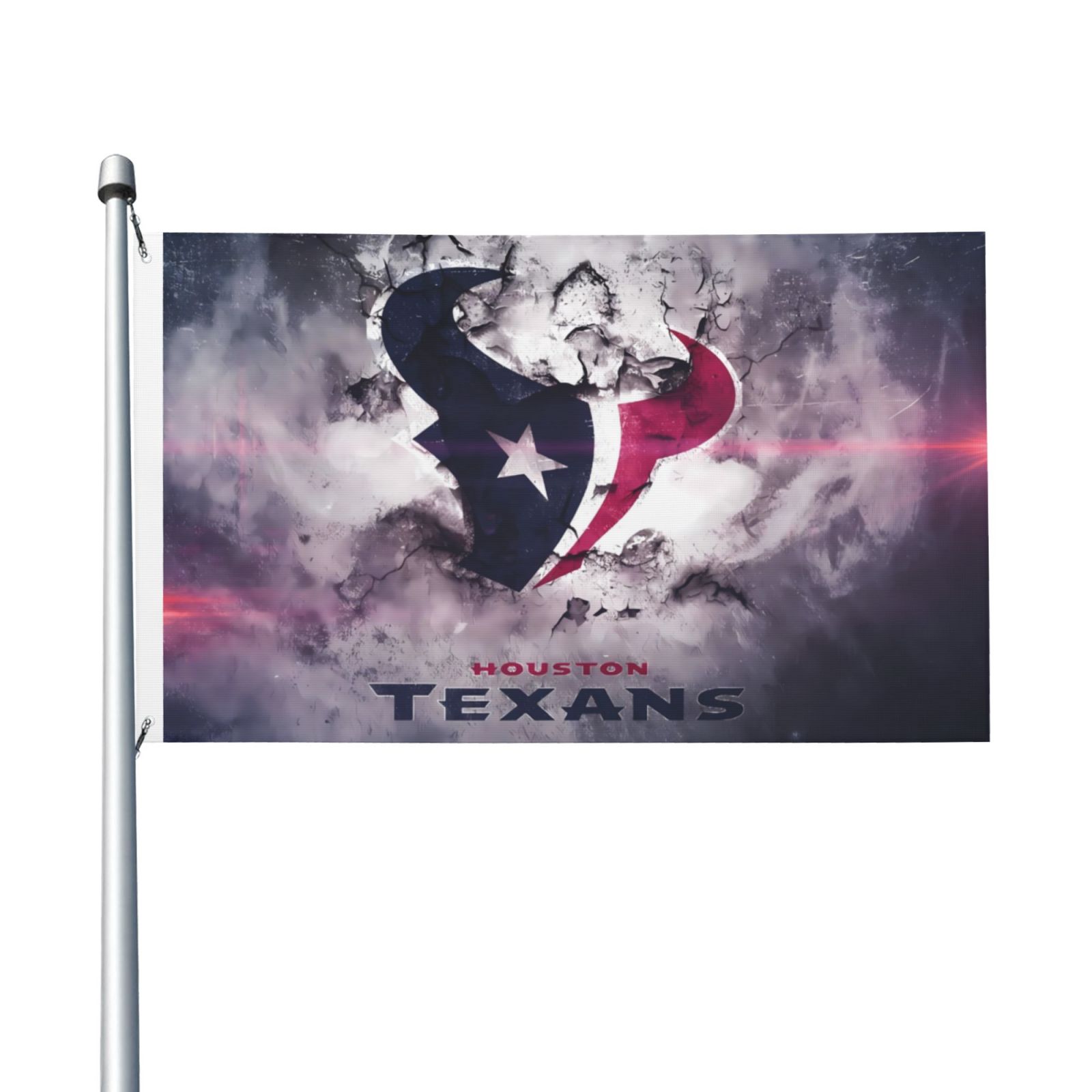 Texans Flag 3x5FT Outdoor Double Sided Heavy Duty Polyester Flags Long ...