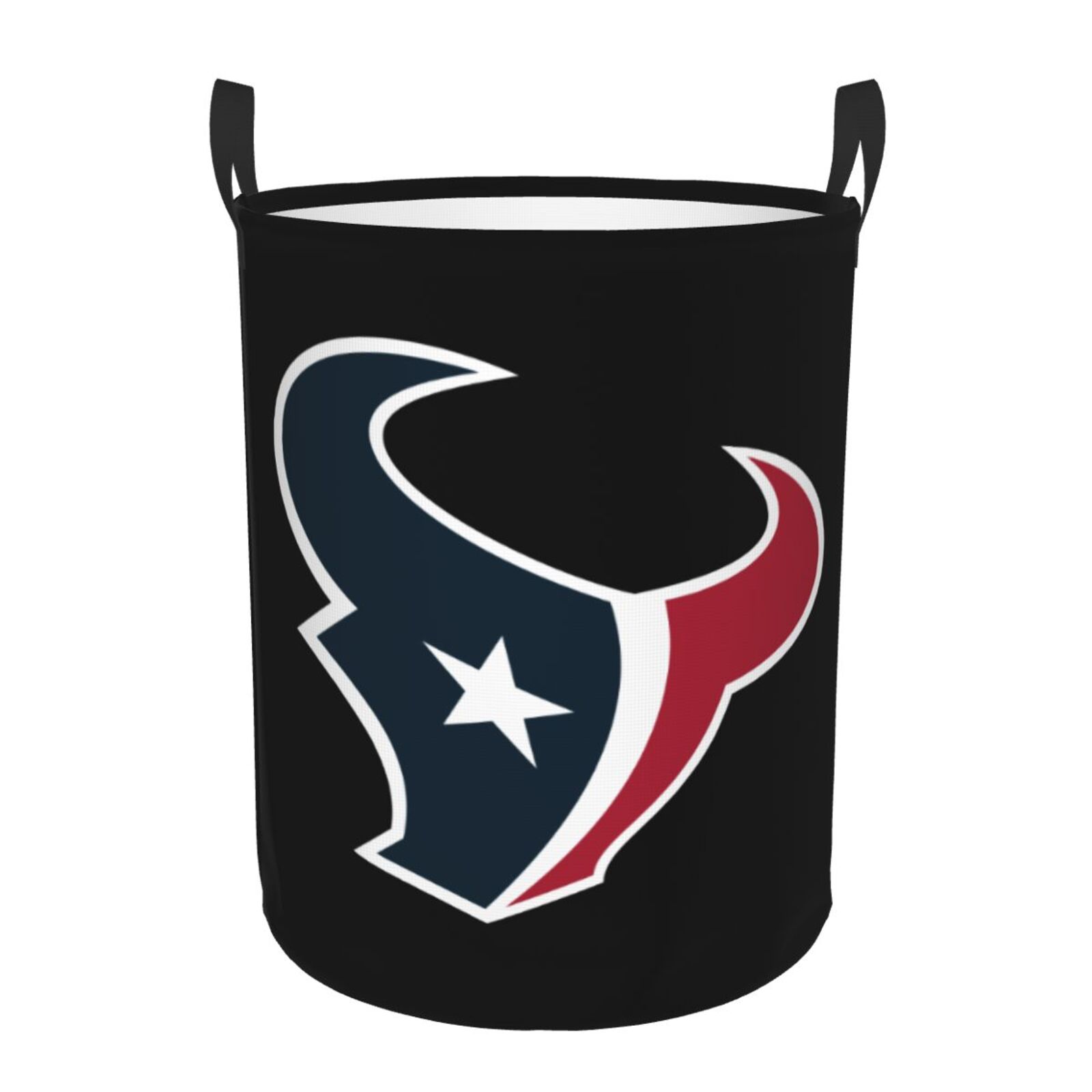 Texans Football Team Round Single Layer Laundry Basket, Baby Round ...