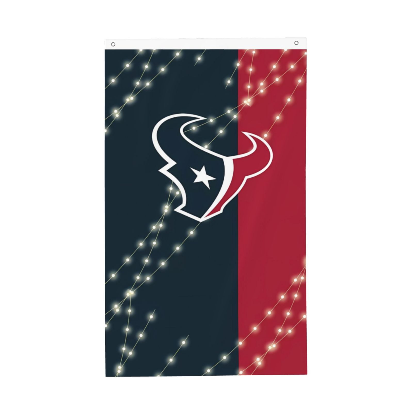 Texans Football team double-sided flag 3x5FT, garden hanging flag, game ...