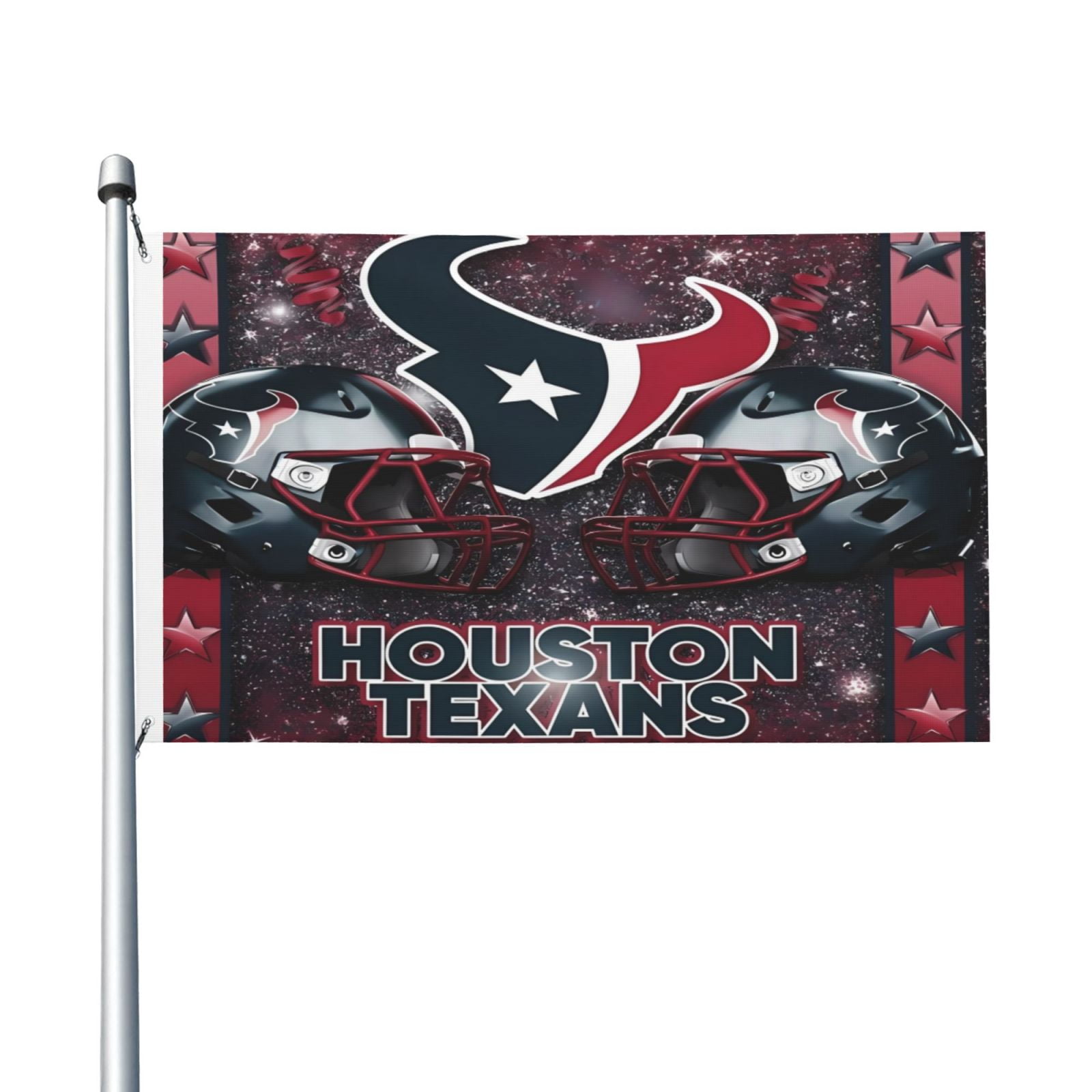 Texans Football team double-sided flag 3x5FT, garden hanging flag, game ...