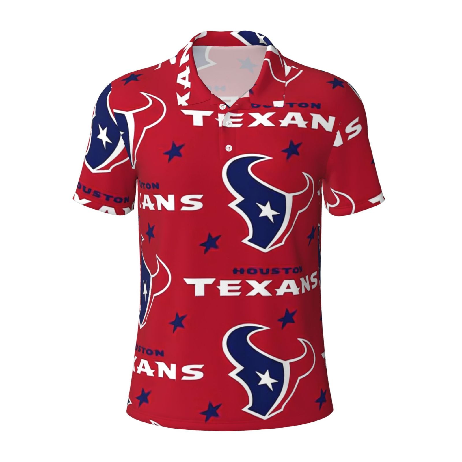 Texans Men’s Polo Shirts Men Polo Shirts Short Sleeve Performance for ...