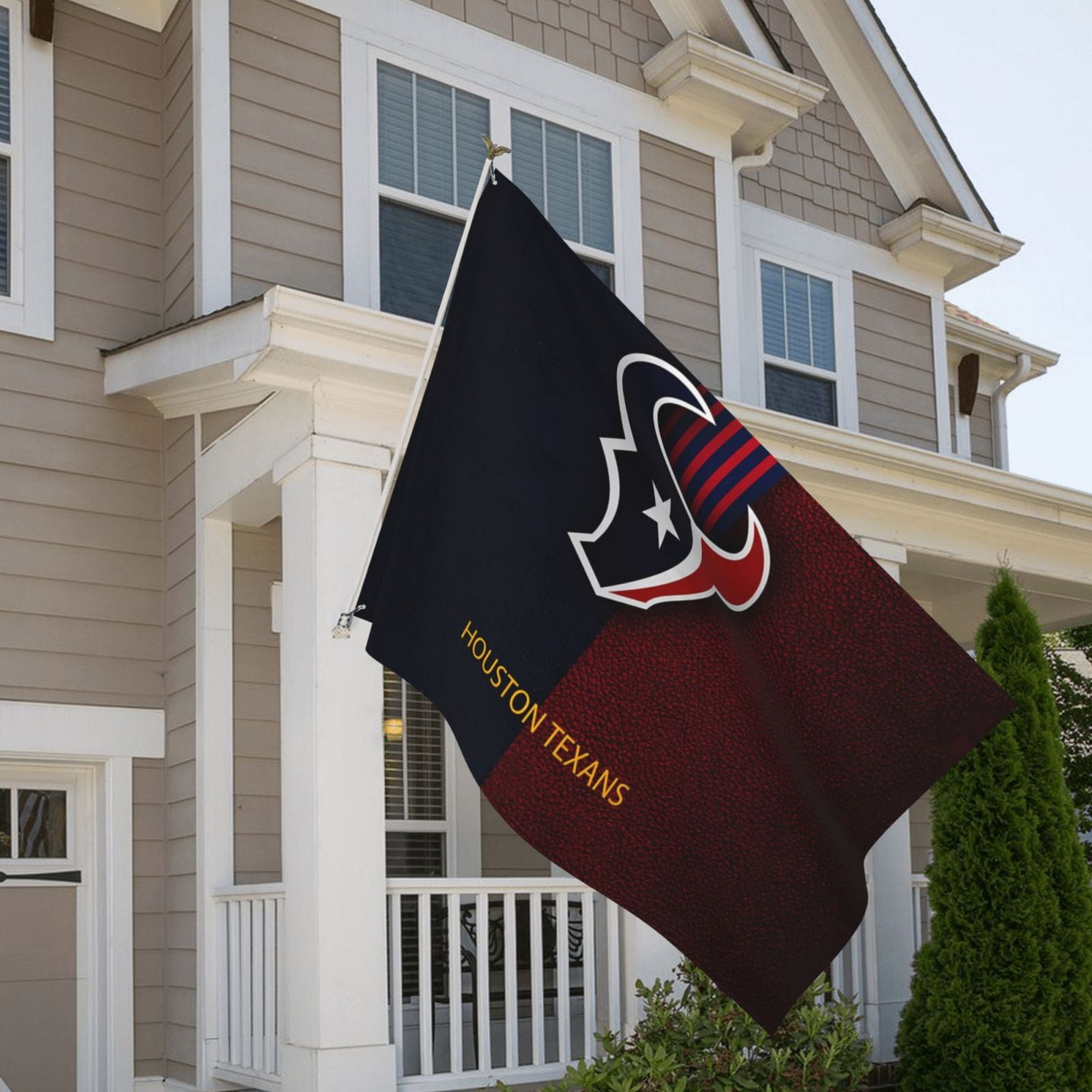 Texans Outdoor 5x8ft Football Team Flag - Lightweight, durable ...