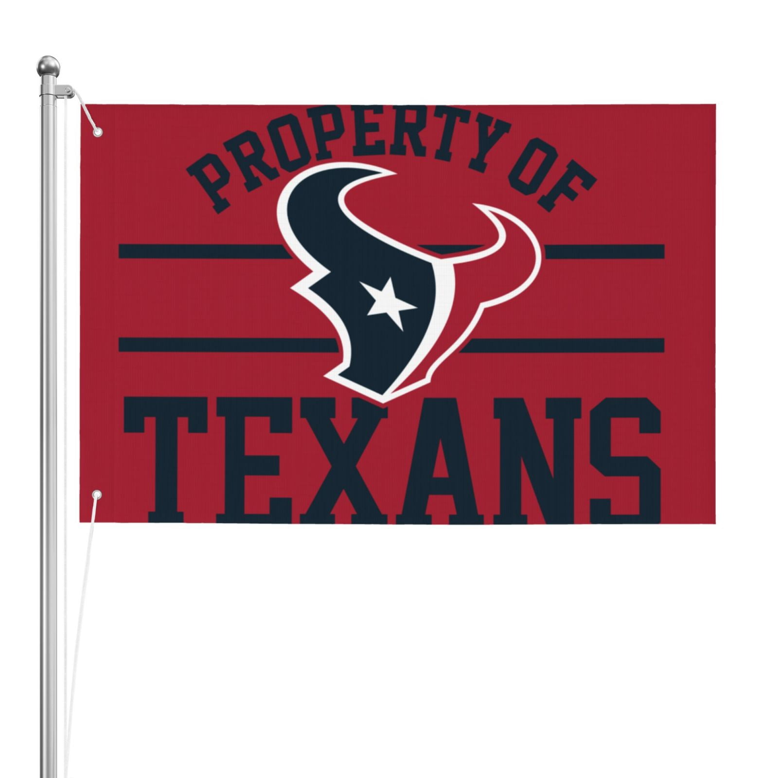 Texans Three Layer personalized Double Sided Flag Football Fans ...