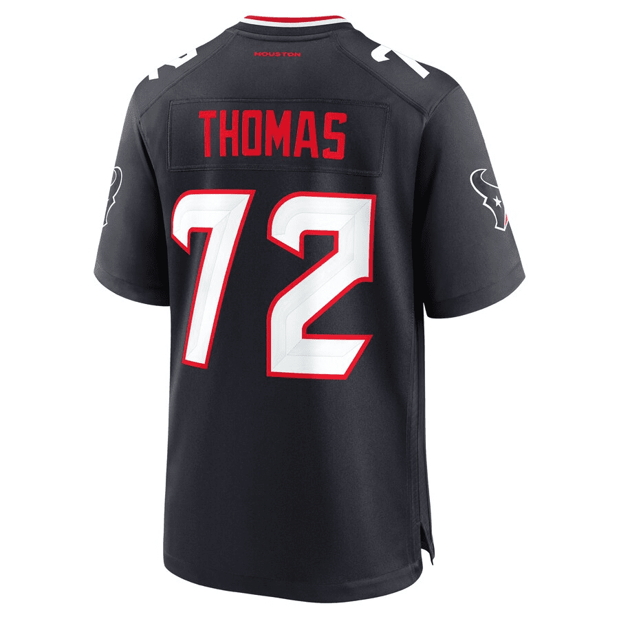Texans Youth Jaylon Thomas#72 Player Game Jersey Team Fans Classic ...