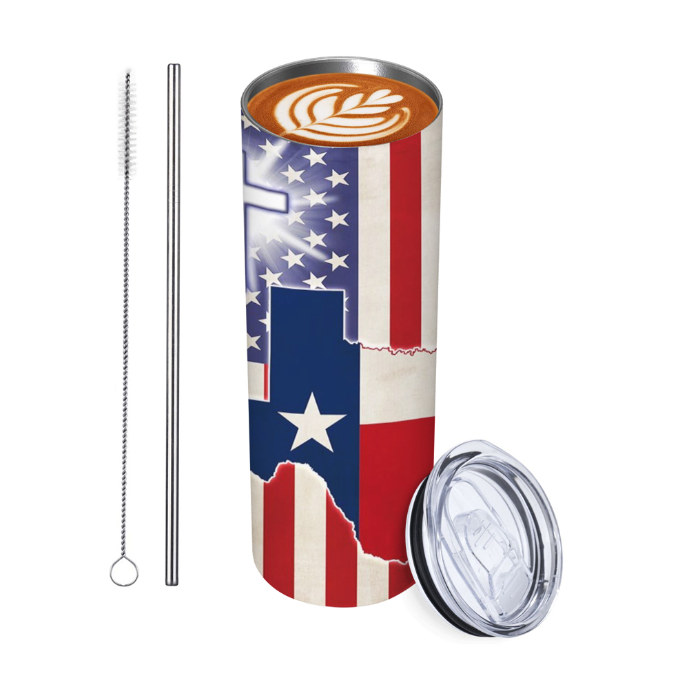 Texas 20oz Coffee Mug Cup,Stainless Steel Thermos Water Bottle Car Cup ...