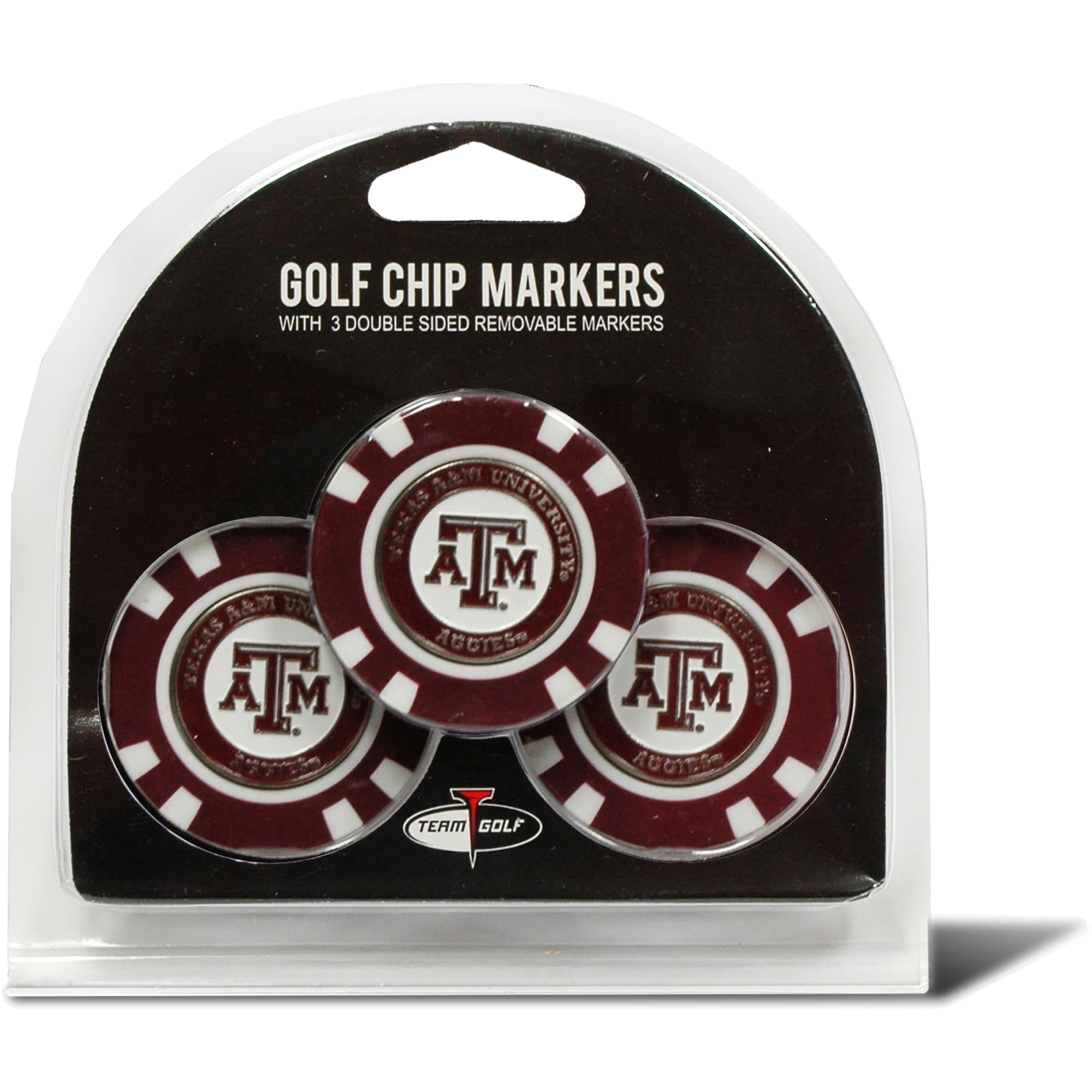 Texas A&M Aggies Golf Chip 3pk Set with Magnetic Markers - Walmart.com