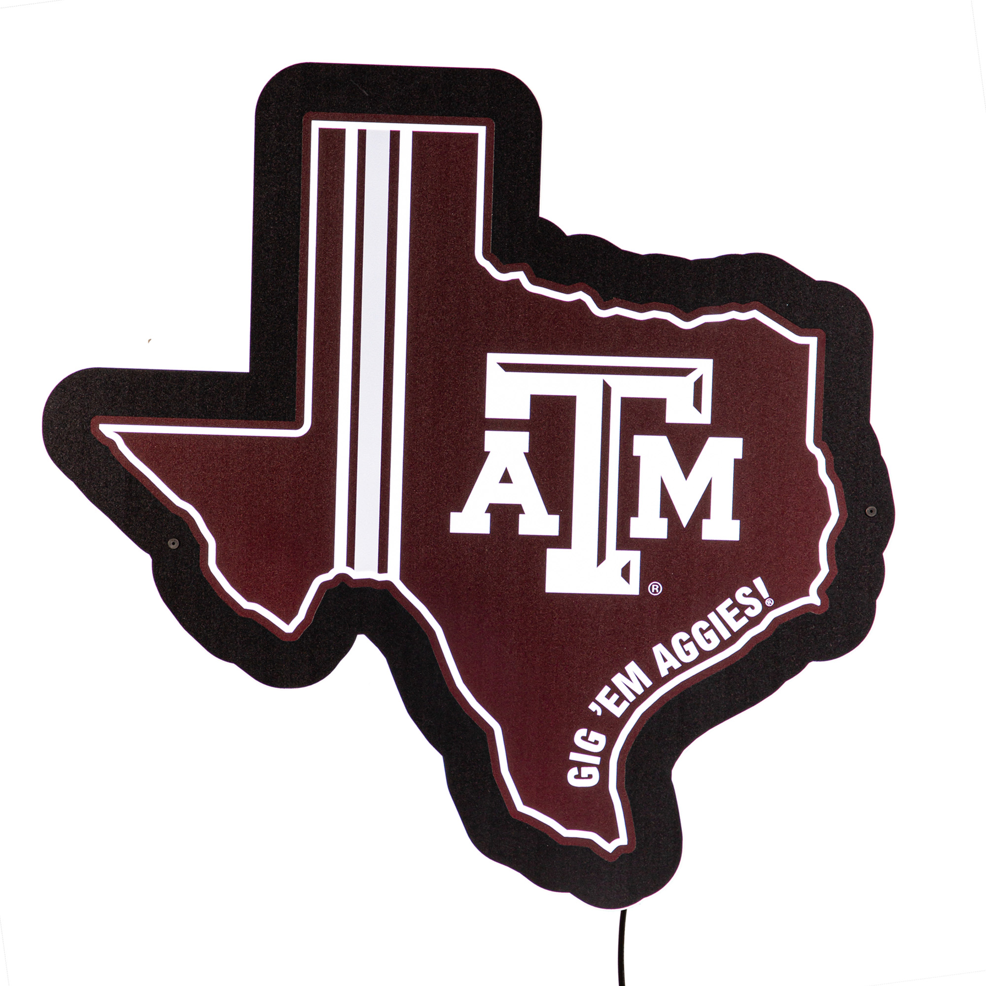 Texas A&M Aggies LED State Shape Wall Sign - Walmart.com