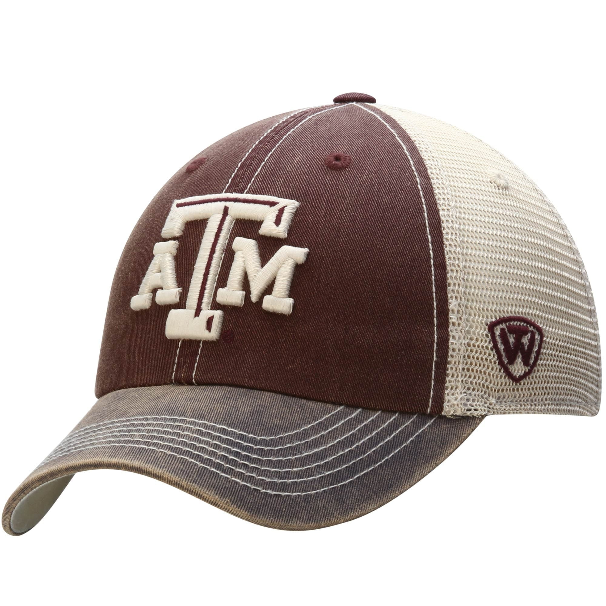 Top of the World Texas A&M Aggies Maroon Offroad Trucker Adjustable Hat ...