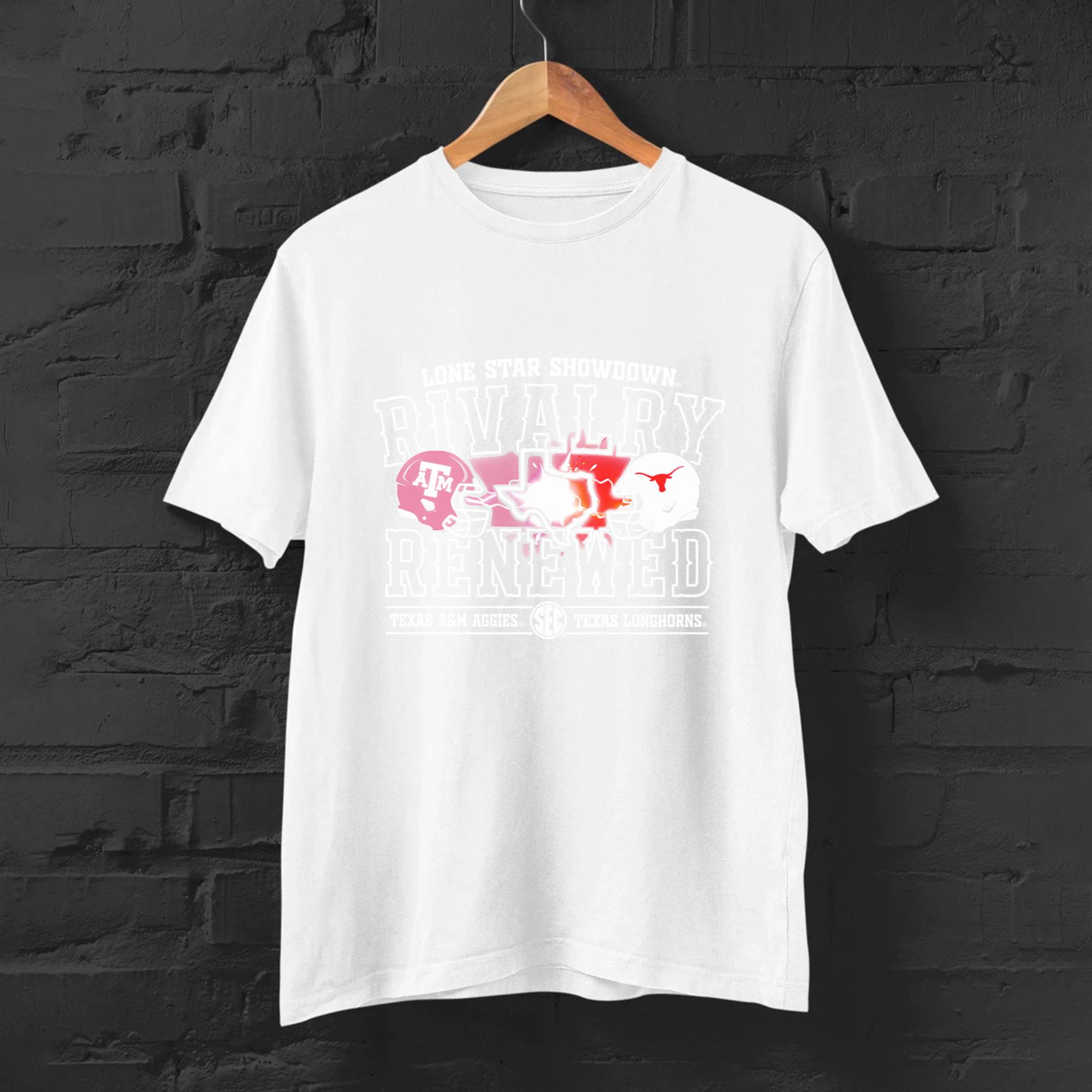 Texas A M Aggies Vs Texas Longhorns Rivalry Renewed 2024 Shirt ...