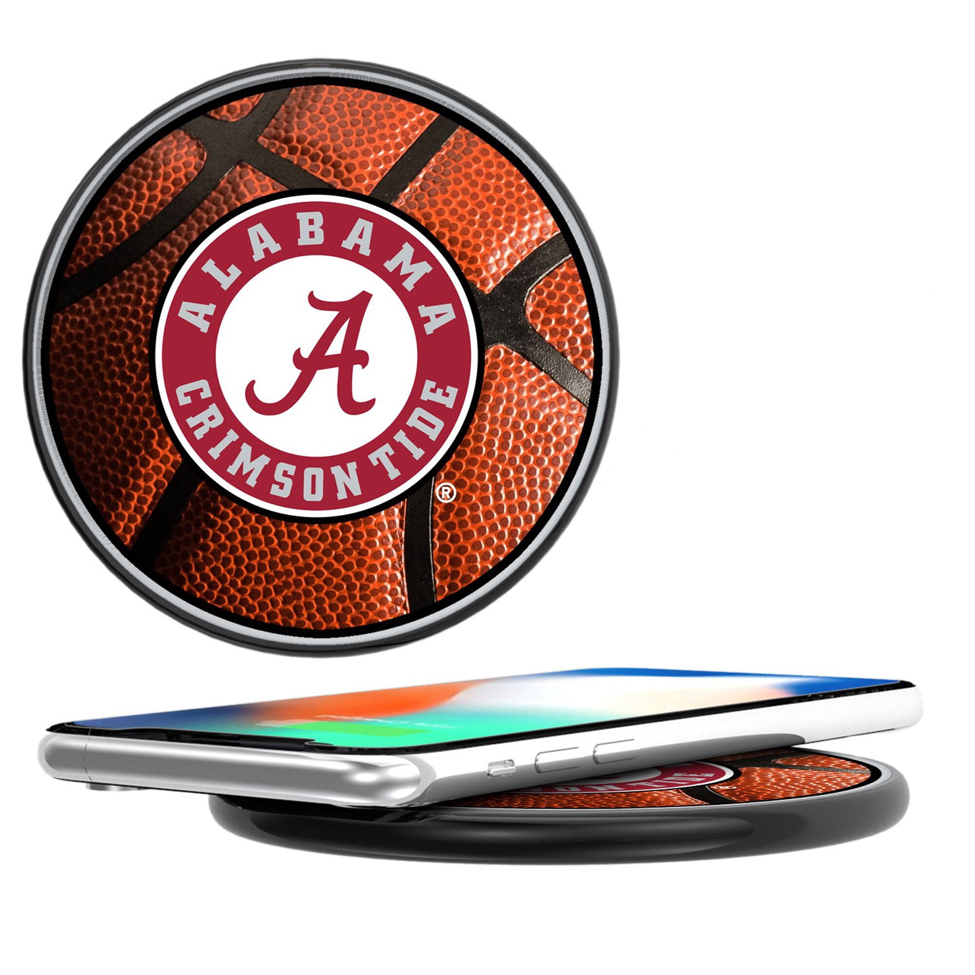 Alabama Crimson Tide Alternate Logo 10-Watt Basketball Design Wireless ...