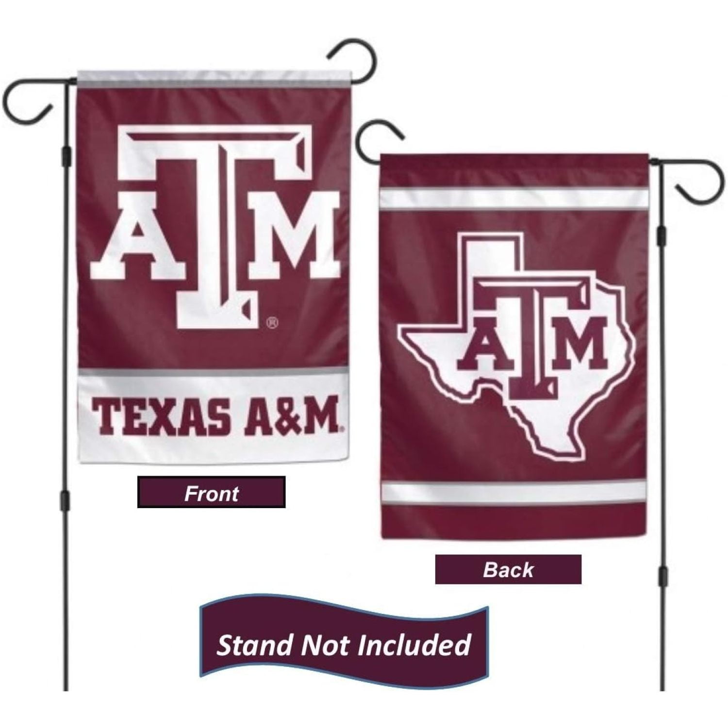 Texas A&M Garden Flag 12.5 x 18 Inch Double Sided College Yard Banner ...