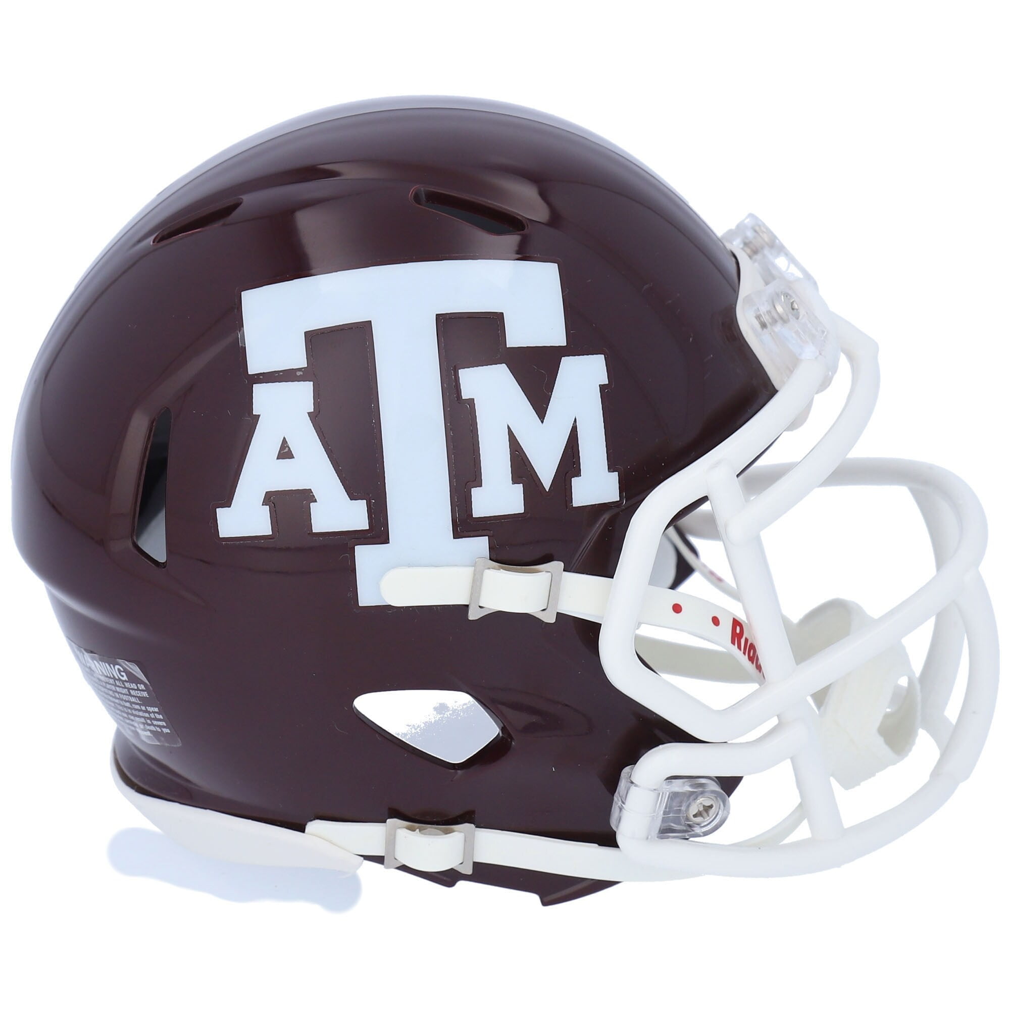 Texas AM Aggies Maroon Riddell NCAA Speed Mini Helmet - Walmart.com