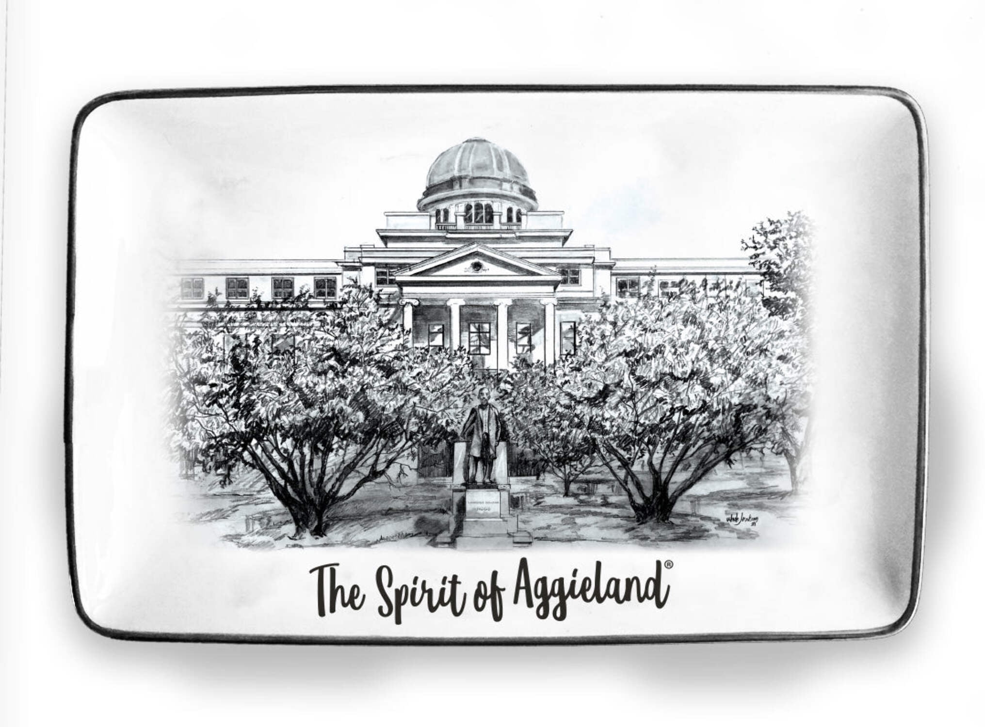 Texas AM Campus Ceramic Trinket Tray - Walmart.com