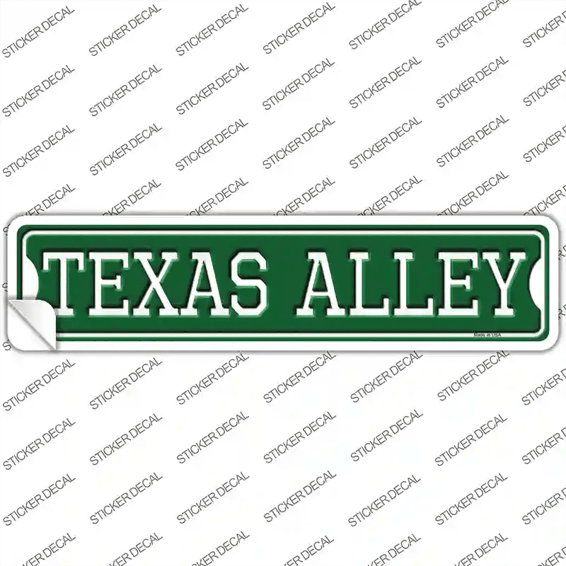 Texas Alley Novelty Narrow Sticker Decal Small - Walmart.com