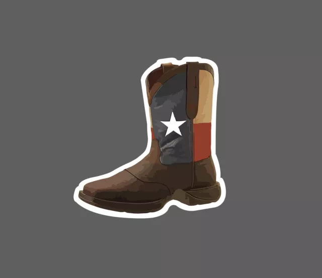 Texas Boot Sticker South Waterproof Sticker Phone Decal Water Bottle ...