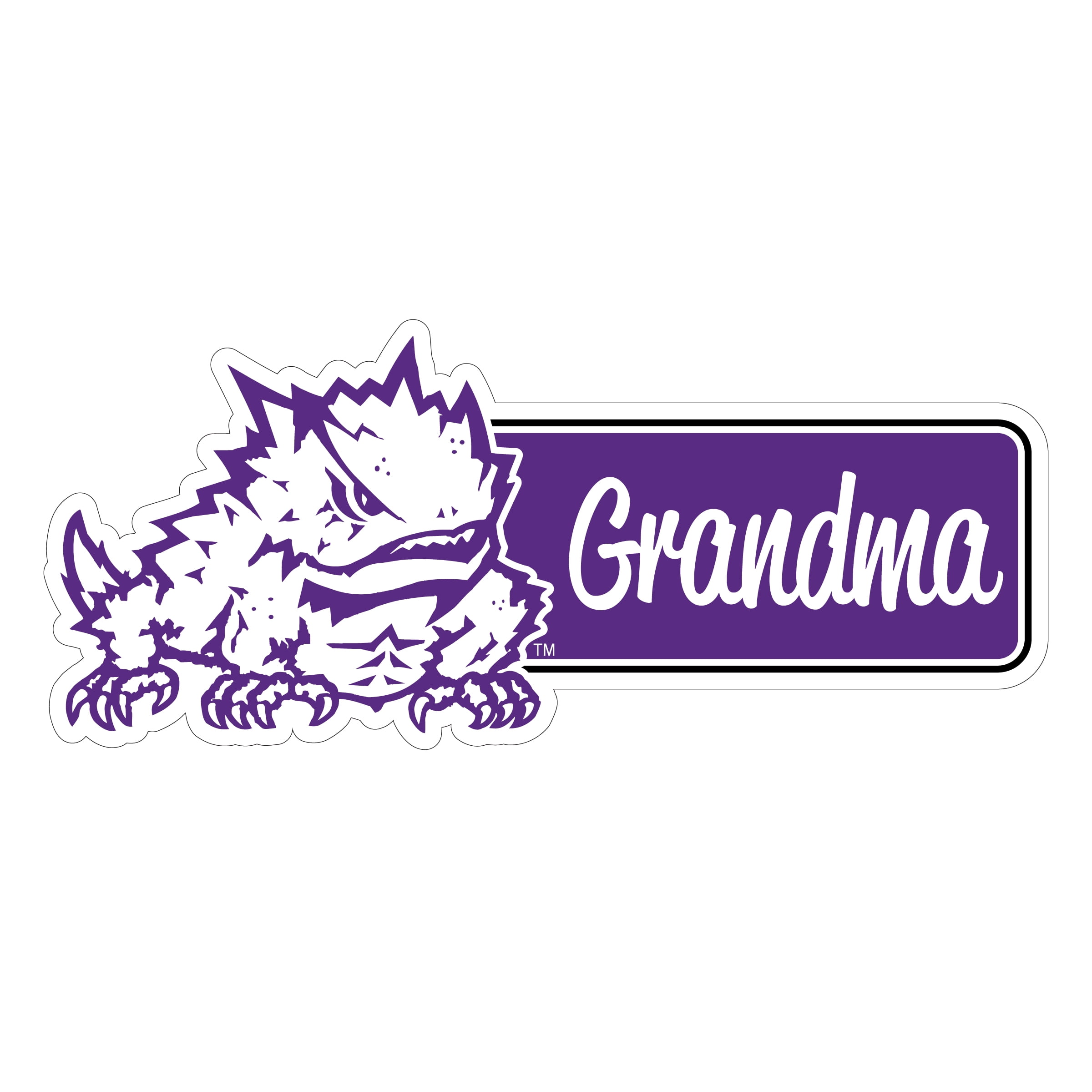 Texas Christian University Proud Grandma Die Cut Decal Officially ...