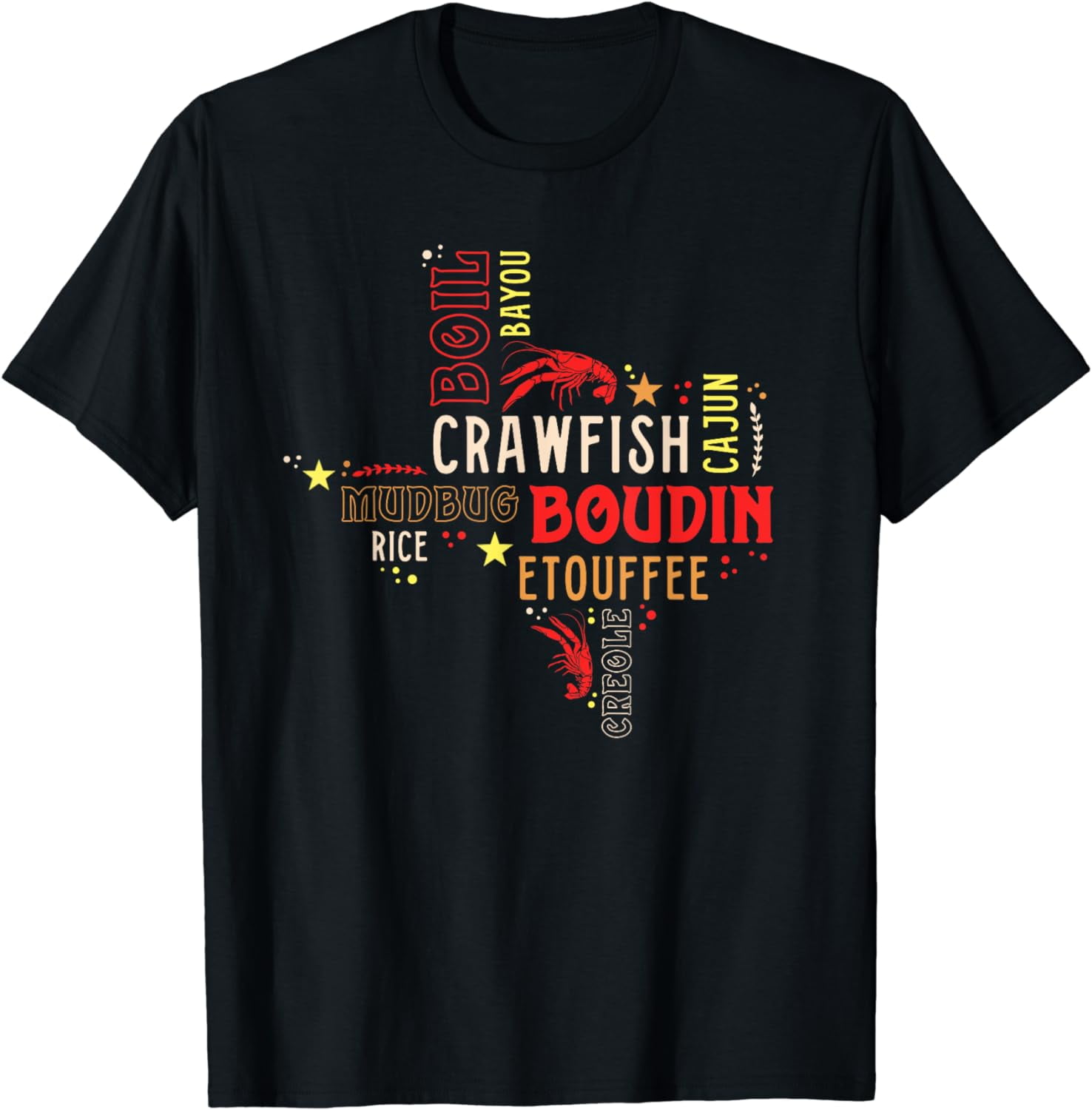 Texas Crawfish Boil Shirt Funny Cajun Texan Seafood Women T-Shirt ...