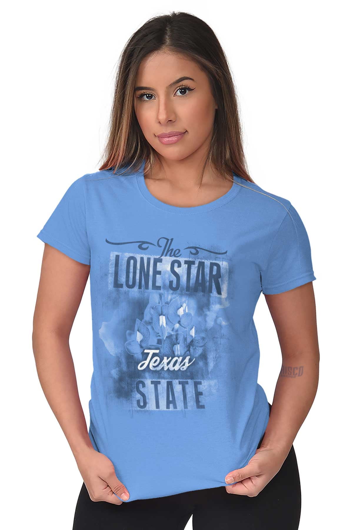Texas Cute TX State Flower Souvenir Women's T Shirt Ladies Tee Brisco ...