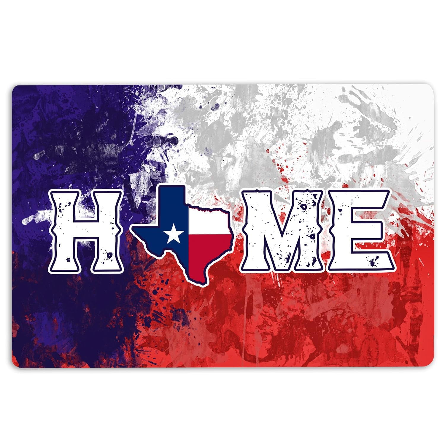 Texas Door Mat Texas Flag Welcome Home Bluebonnet Wild West Cowboy ...