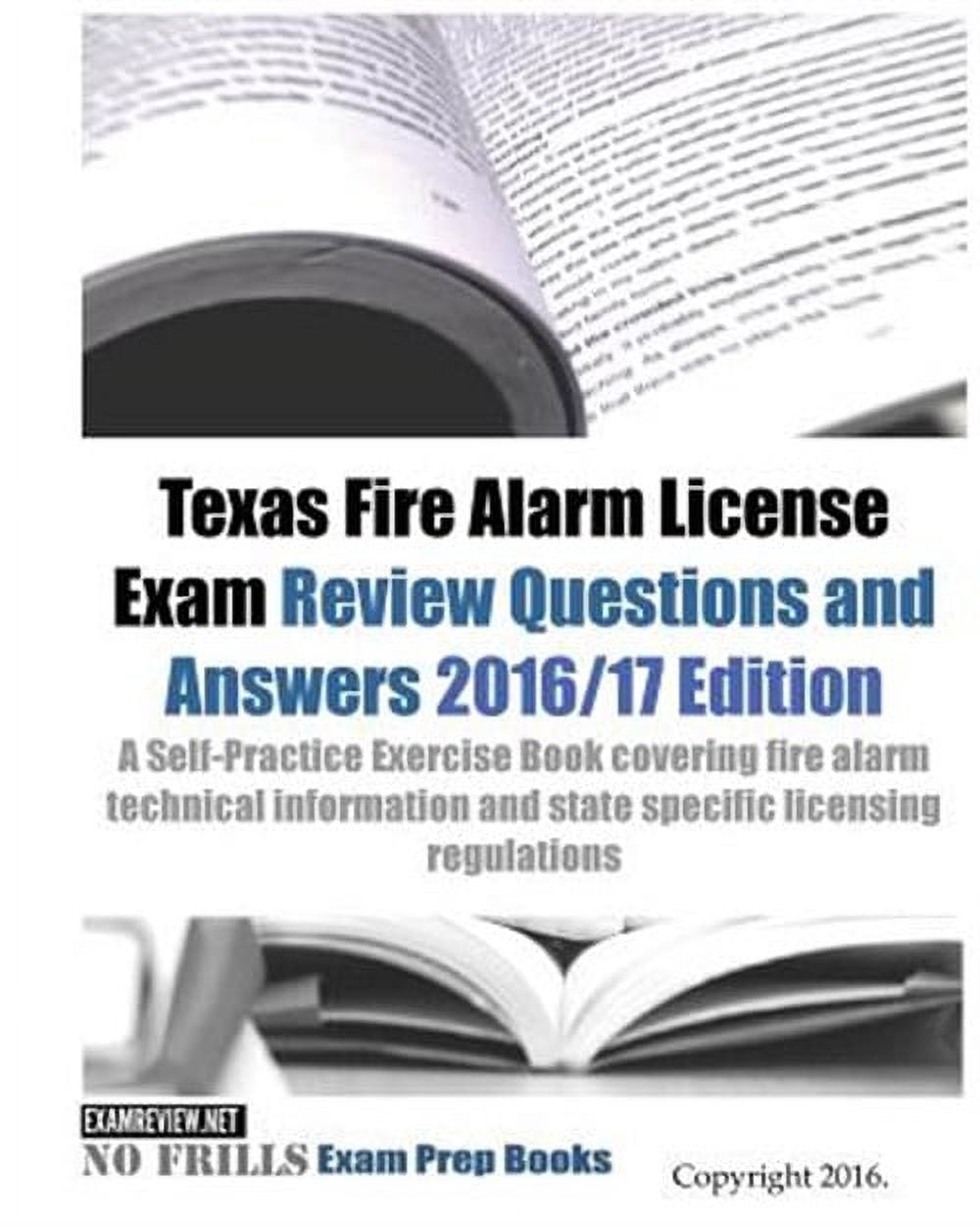 Texas Fire Alarm License Exam Review Questions & Answers 2016/17 ...