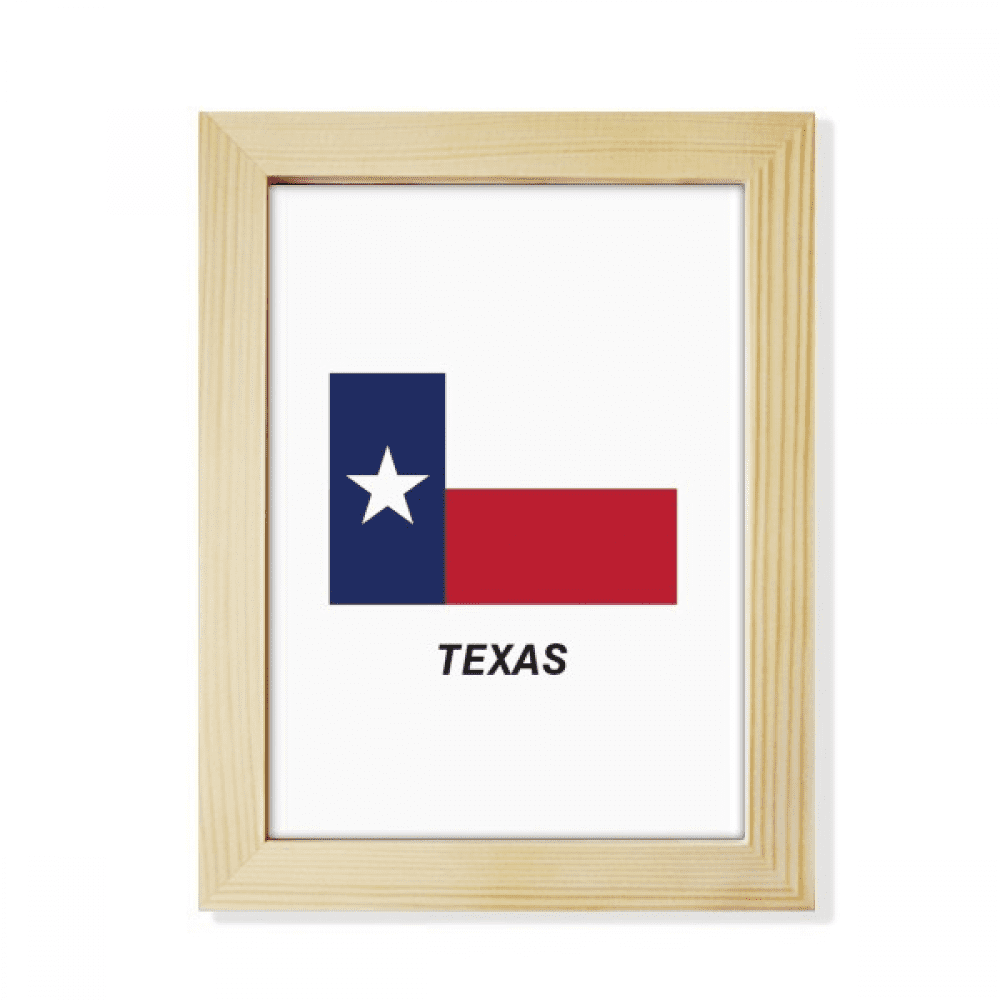 Texas Flag Contour Art Deco Fashion Desktop Adorn Photo Frame Display ...