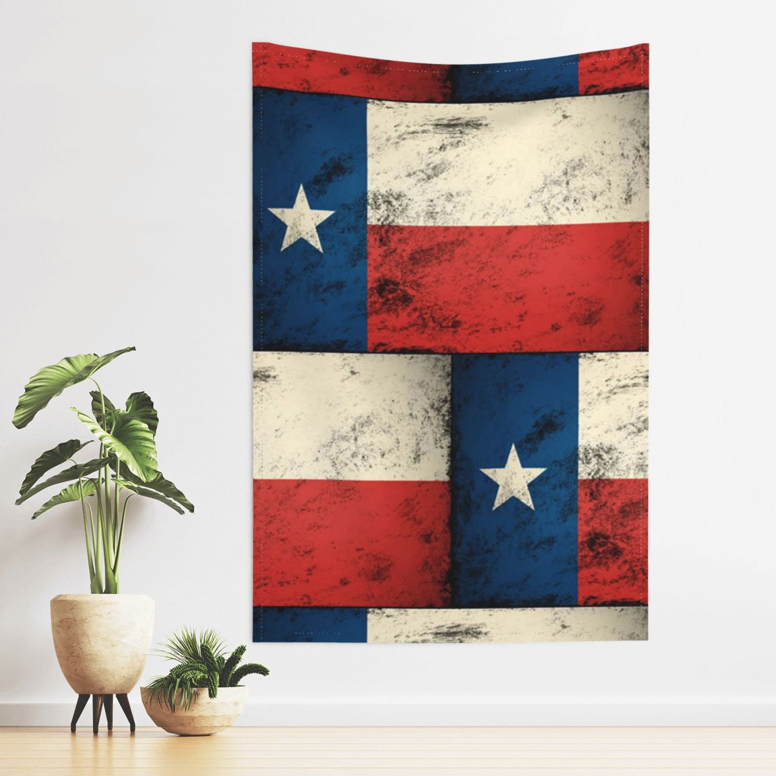 Texas Flag Distressedtapestry For Bedroom Aesthetic Tapestry Wall ...