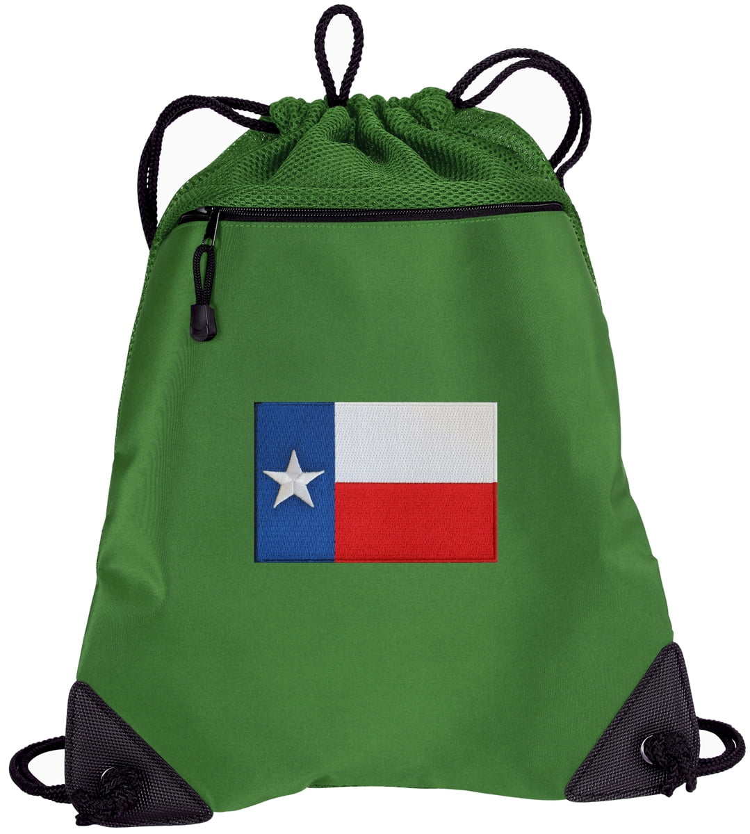 Texas Flag Drawstring Bag TWO SECTION Texas Cinch Backpack Pack ...