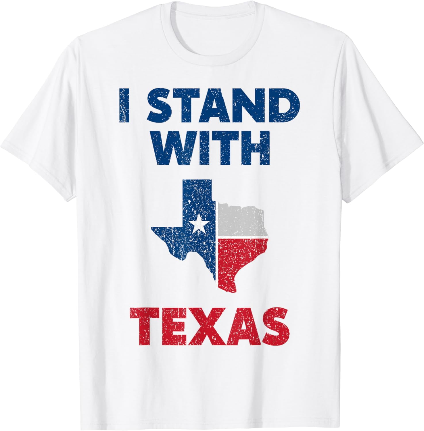 Texas Flag I Stand With Texas T-Shirt - Walmart.com