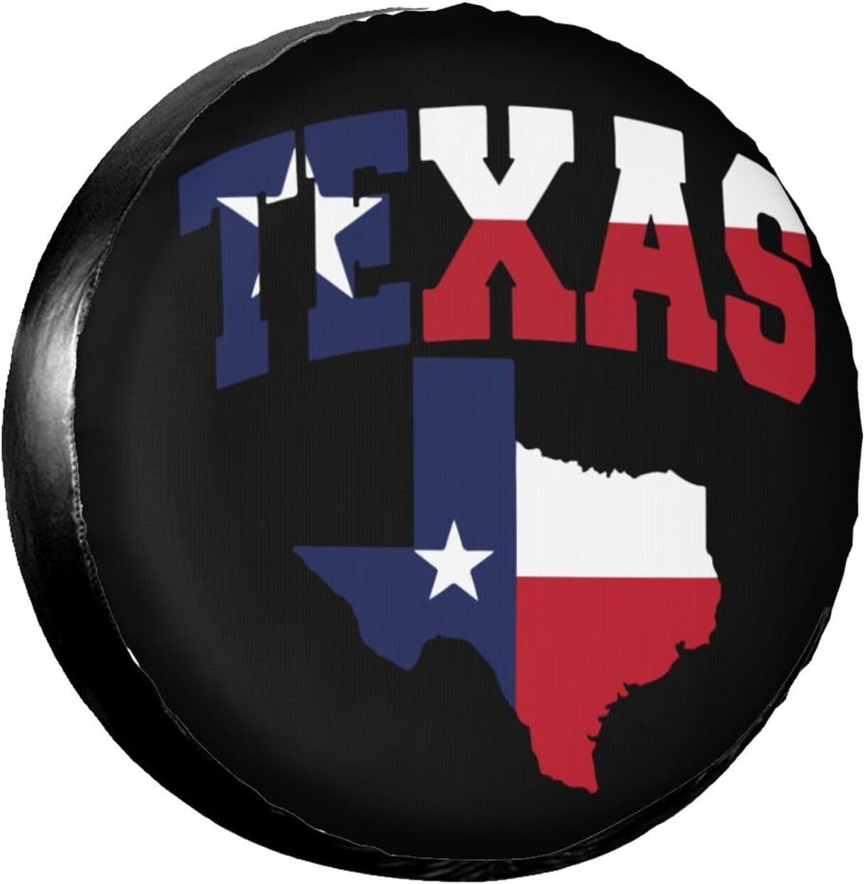 Texas Flag Map Tire Cover Spare Tire Type Cover Wheel for Trailer SUV ...