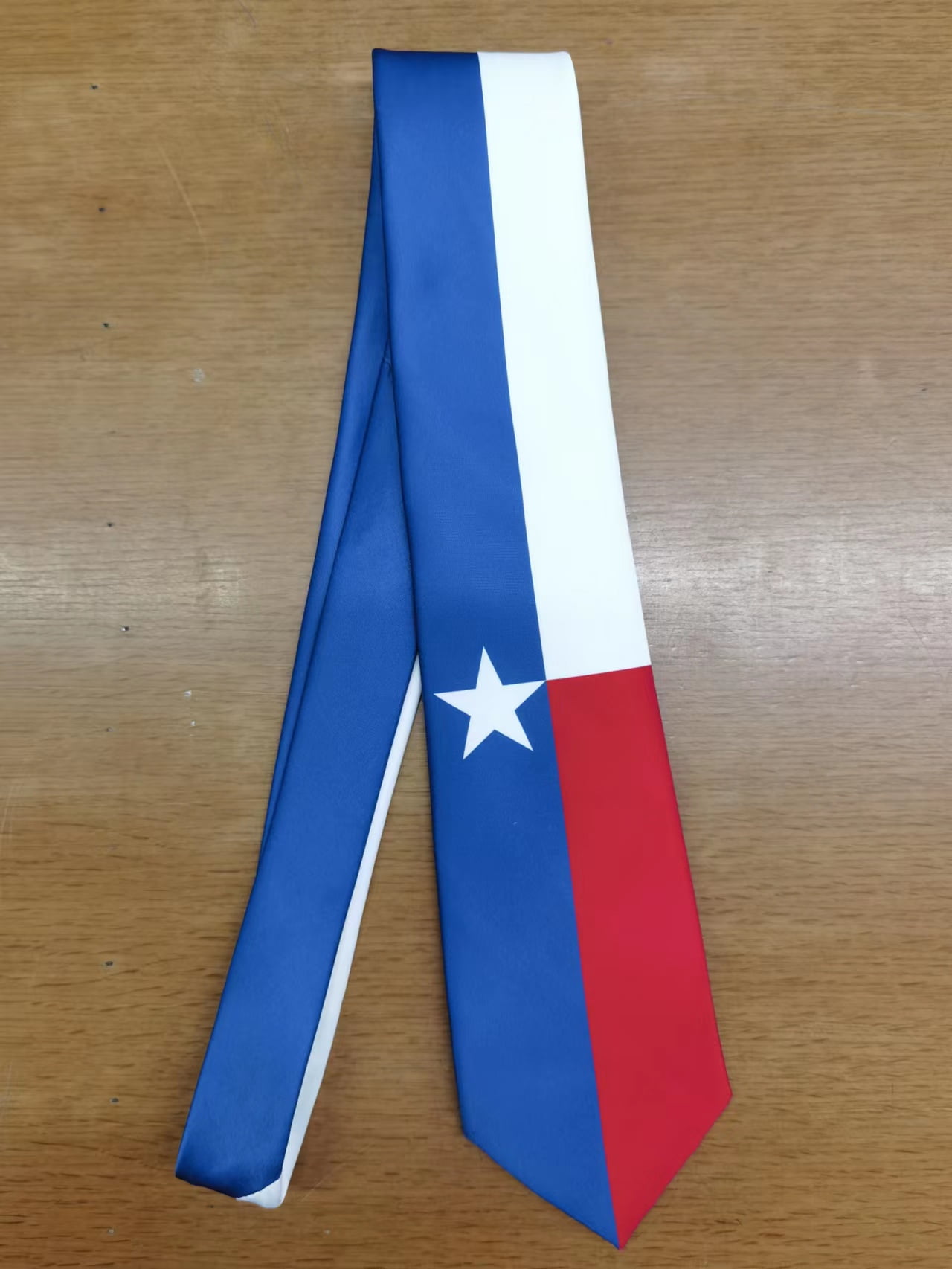 Ruffin Flag Company, Texas Flag Men's Tie, Microfiber Fabric, High ...