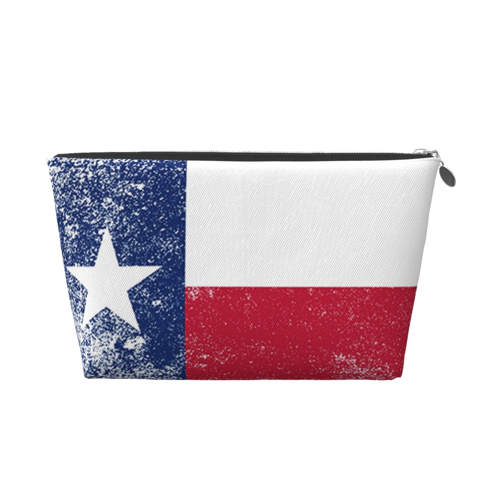 Texas Flag Purse Organizer Handbags Totes Leather Zipper Printing Bag ...