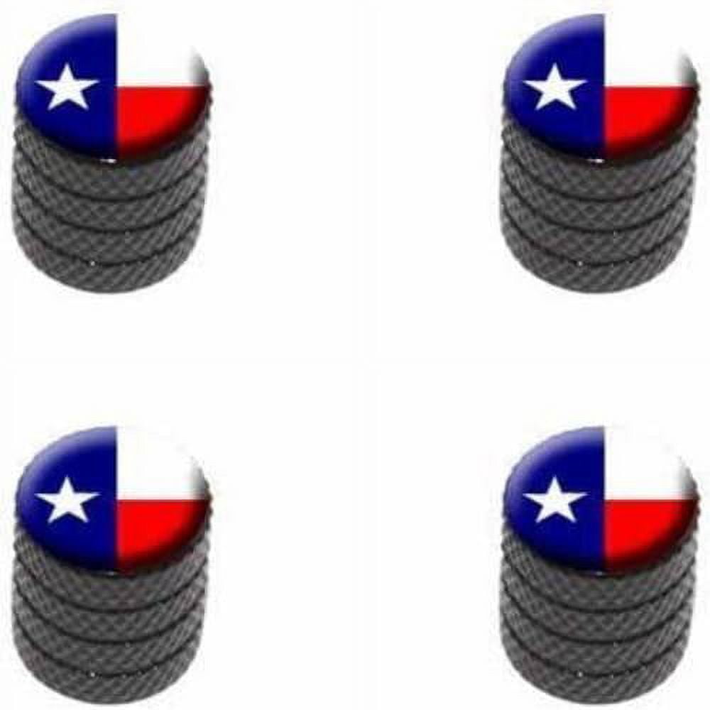 Texas Flag Tire Rim Wheel Aluminum Valve Stem Caps, Multiple Colors ...