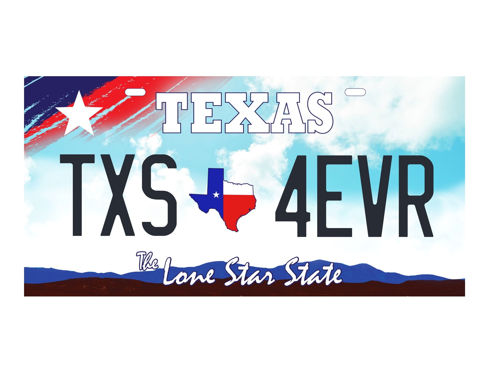 Texas Forever License Plate Towel - Walmart.com