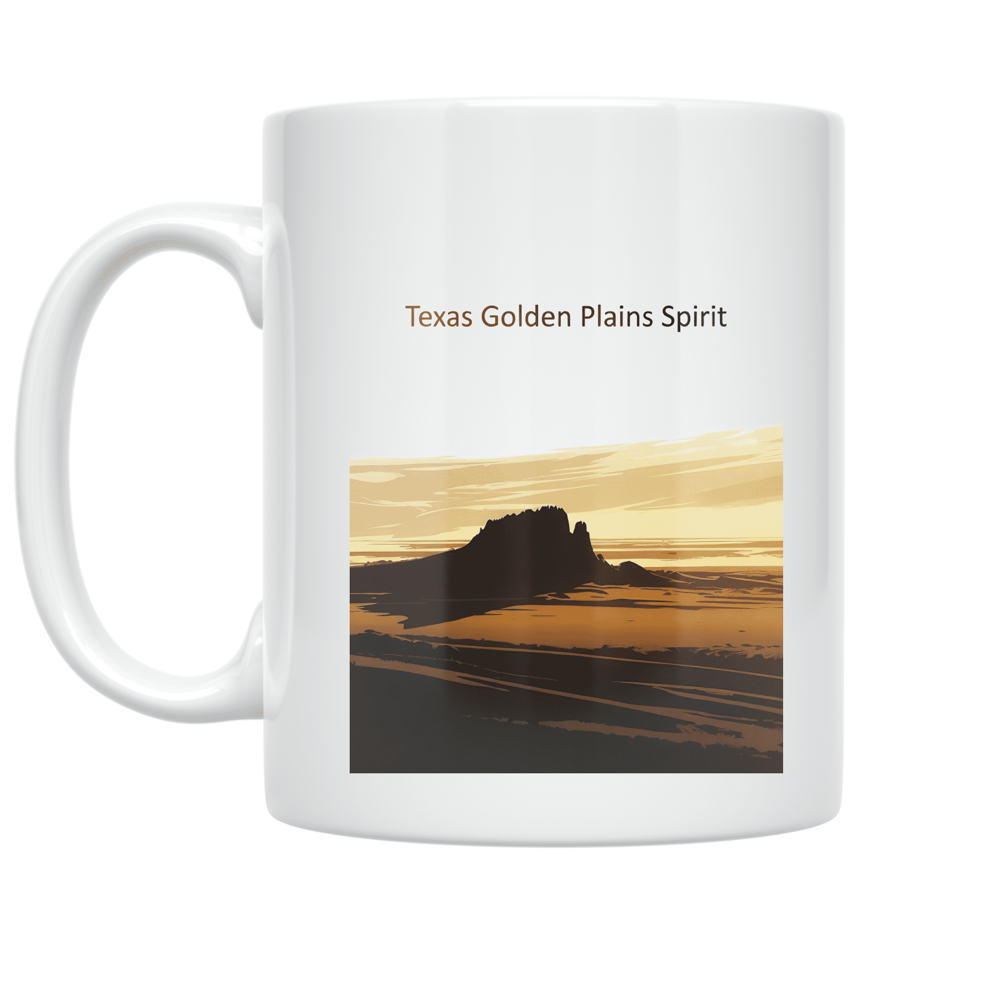 Texas Golden Plains Spirit - Nature Lover - 11 oz Ceramic Coffee Mug ...