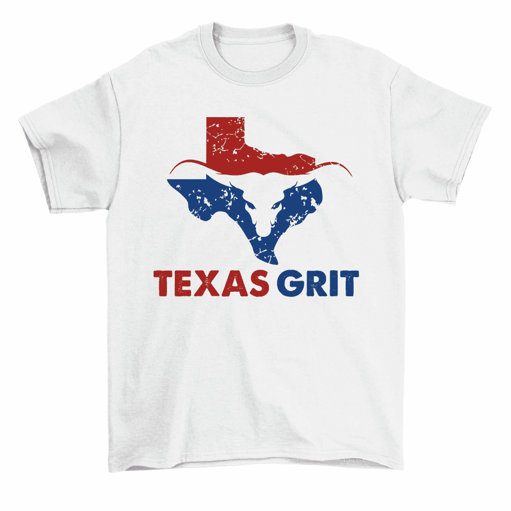 Texas Grit Longhorn Texan Home State T-Shirt Men Women Unisex - Walmart.com